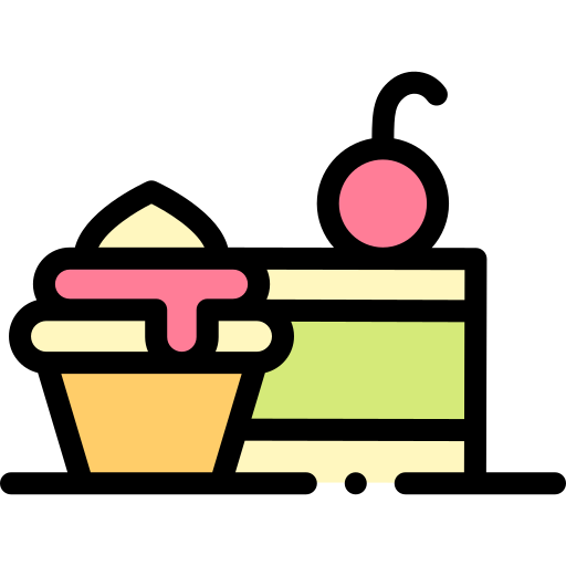 Icono De Postre Detailed Rounded Lineal Color