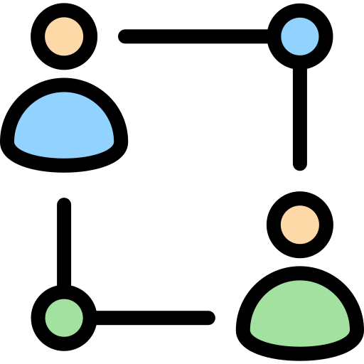 Relationship Generic Outline Color icon