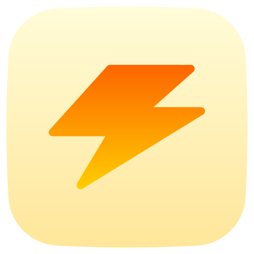 Icono de Trueno Generic Flat Gradient