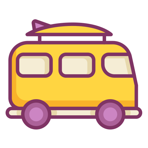 Mini Van Generic Outline Color Icon