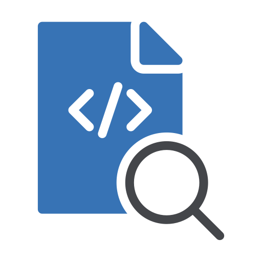 Search Generic Blue icon