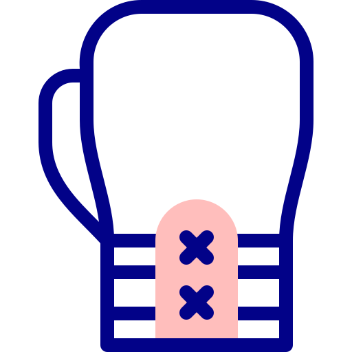 Boxing gloves Detailed Mixed Lineal color icon Boxing gloves Detailed Mixed Lineal color icon