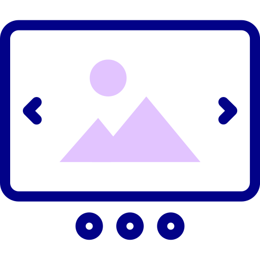 Gallery Detailed Mixed Lineal color icon