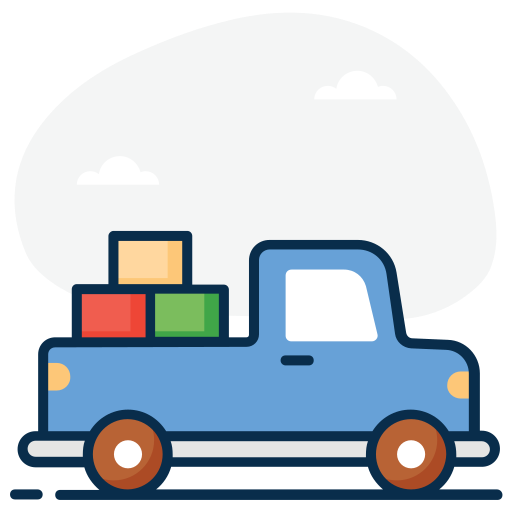 Pick Up Truck Generic Outline Color Icon