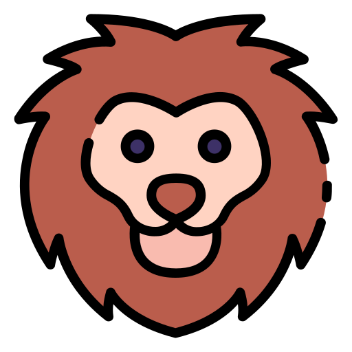 Lion Good Ware Lineal Color icon