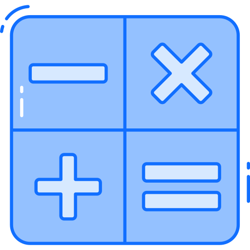 Maths Generic Blue Icon