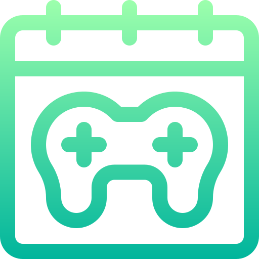 Event Basic Gradient Lineal color icon