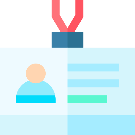 Pass Basic Straight Flat Icon