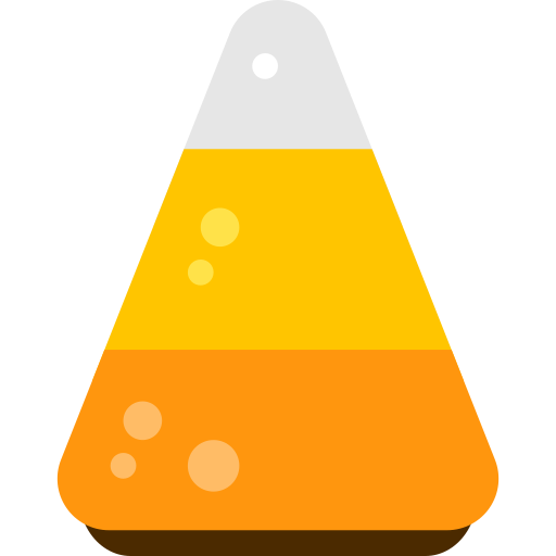 Candy Corn Generic Flat Icon
