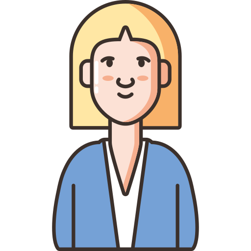 Business Woman Generic Thin Outline Color Icon