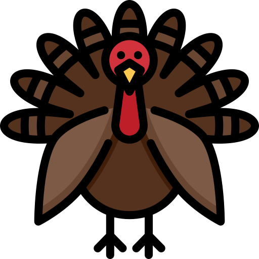 Icono De Pavo Generic Outline Color