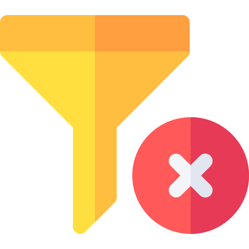 Clear Filter Free Interface Icons