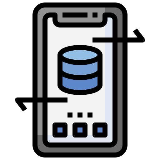 Smartphone Surang Lineal Color icon