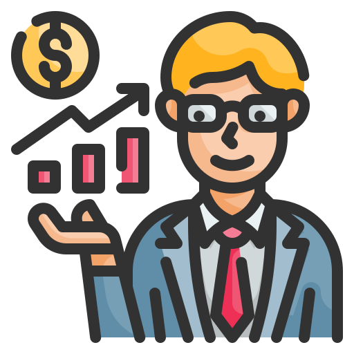 Broker Wanicon Lineal Color Icon