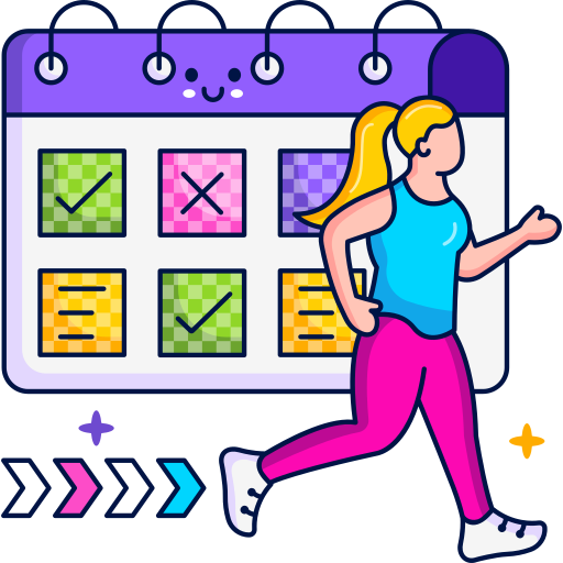 Calendar SBTS2018 Lineal Color icon