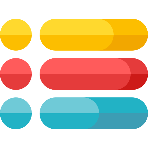 Infographic Basic Rounded Flat icon