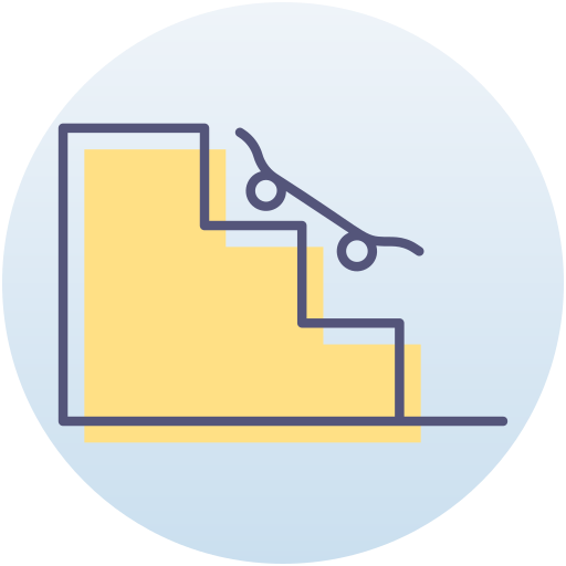 Steps Generic Circular icon