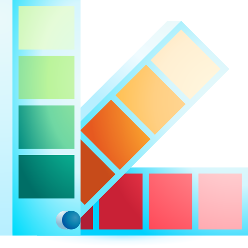 Palette 3D Toy Gradient icon
