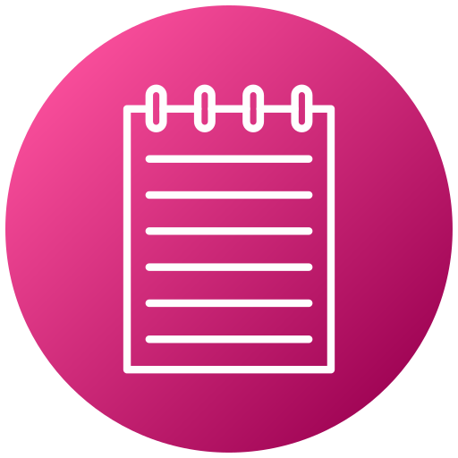 Notepad Generic Flat Gradient icon