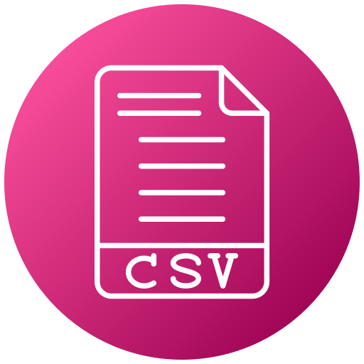 Csv Generic Flat Gradient icon