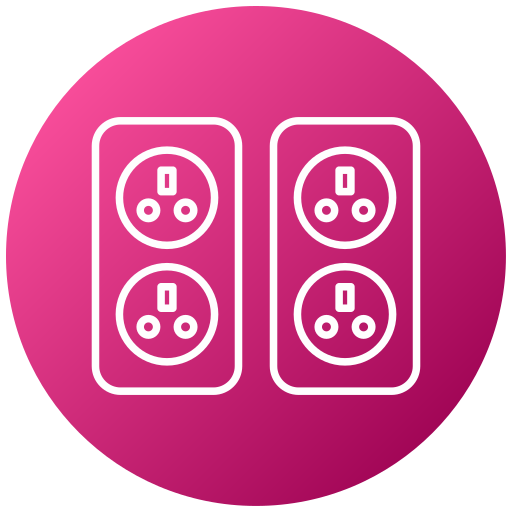 Wall socket Generic Flat Gradient icon