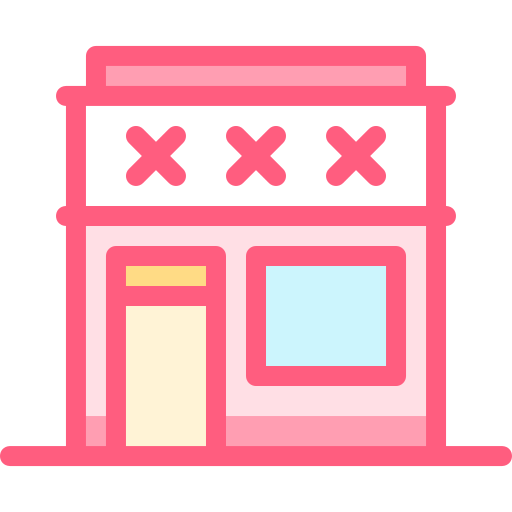Sex Shop Detailed Color Lineal Color Icon