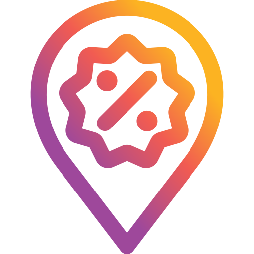 Location Generic Gradient icon