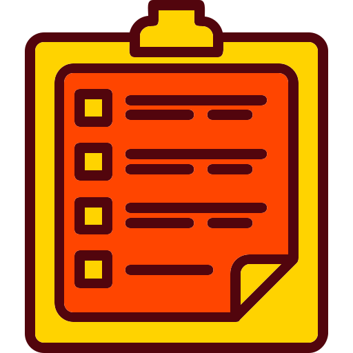 List Generic Outline Color icon