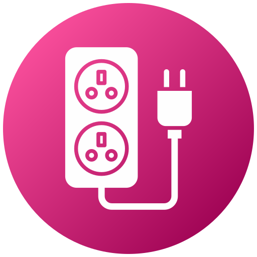 Power socket Generic Flat Gradient icon