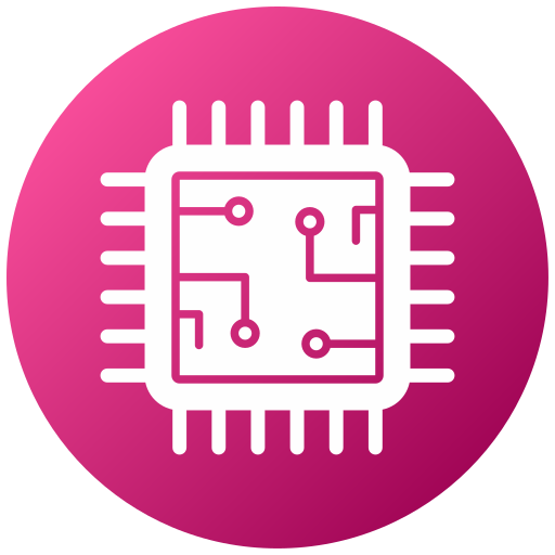 Processor Generic Flat Gradient icon