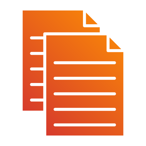 Copy Generic Flat Gradient icon