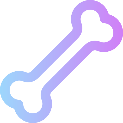 Bone Super Basic Rounded Gradient icon