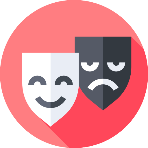 Bipolar Flat Circular Flat Icon