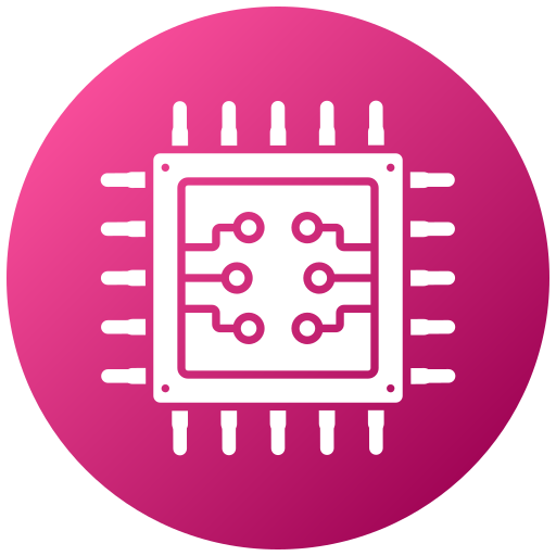 Processor Generic Flat Gradient icon