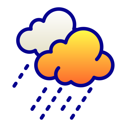 Heavy rain - Free weather icons