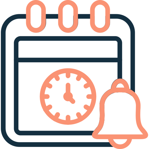 Reminder - Free time and date icons