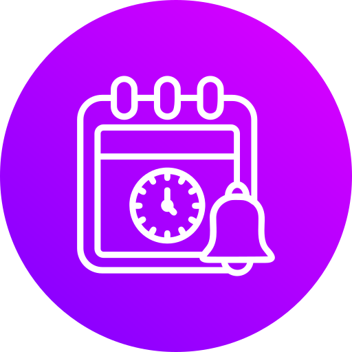 Reminder - Free time and date icons