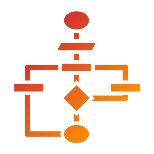 Workflow Generic Flat Gradient icon