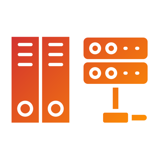 Server Generic Flat Gradient icon