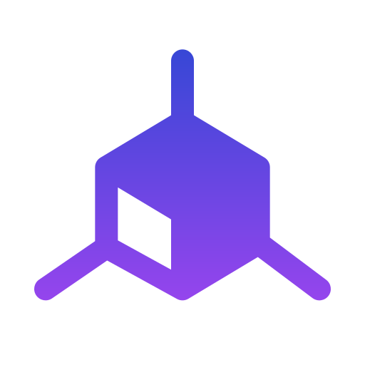 Cube 3d Generic Flat Gradient icon