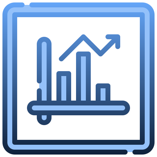 Stocks Generic Blue icon