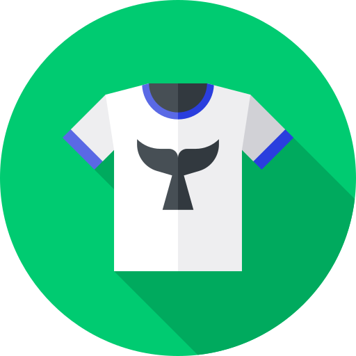 Tshirt Flat Circular Flat icon
