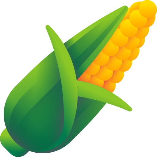 Corn 3D Color Icon