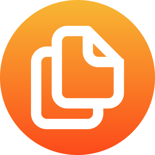 Copy Generic Flat Gradient icon
