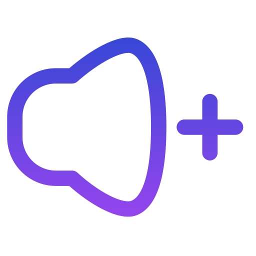 Increase volume Generic Gradient icon