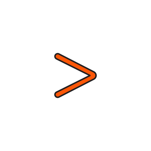 Less Than Symbol Generic Outline Color Icon
