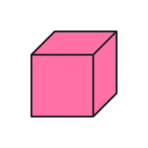 Cube Generic Outline Color icon