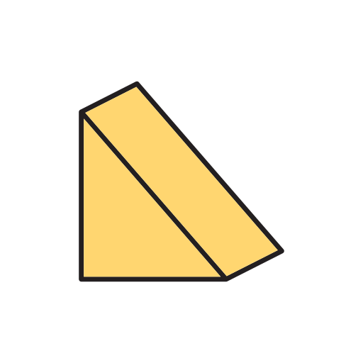 Right triangle Generic Outline Color icon