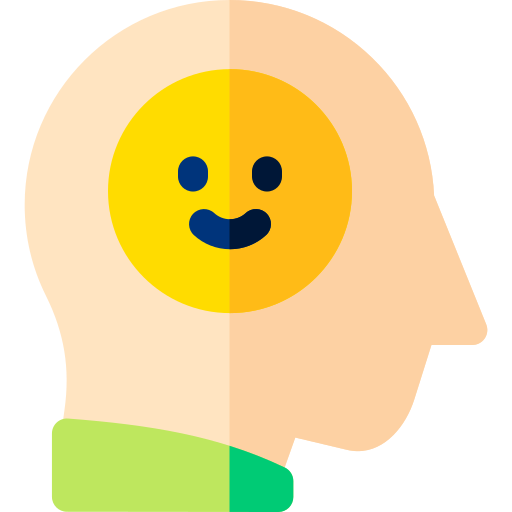 Icono De Pensamiento Positivo Basic Rounded Flat