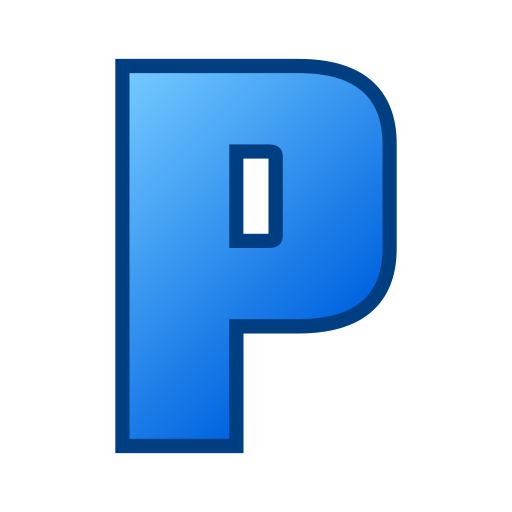 Icono De Letra P Generic Lineal Color Gradient